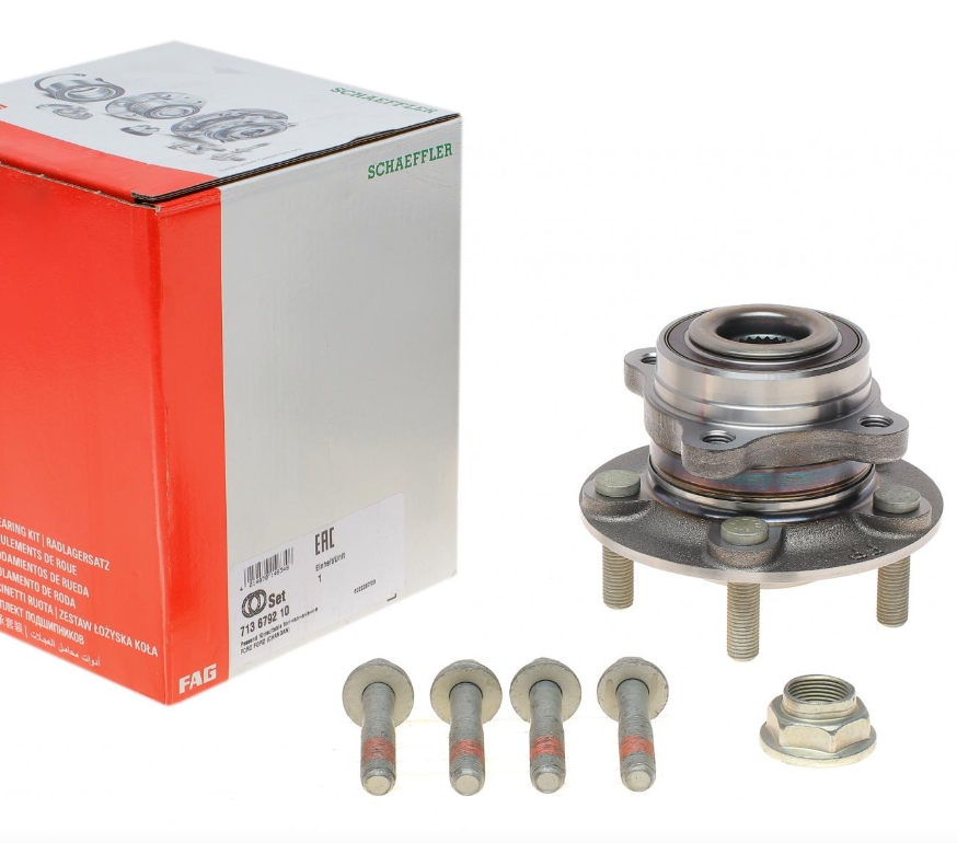 Ступиця колеса передня AWD/FWD, задня AWD (шпилька 12мм) FORD HUB419 ...